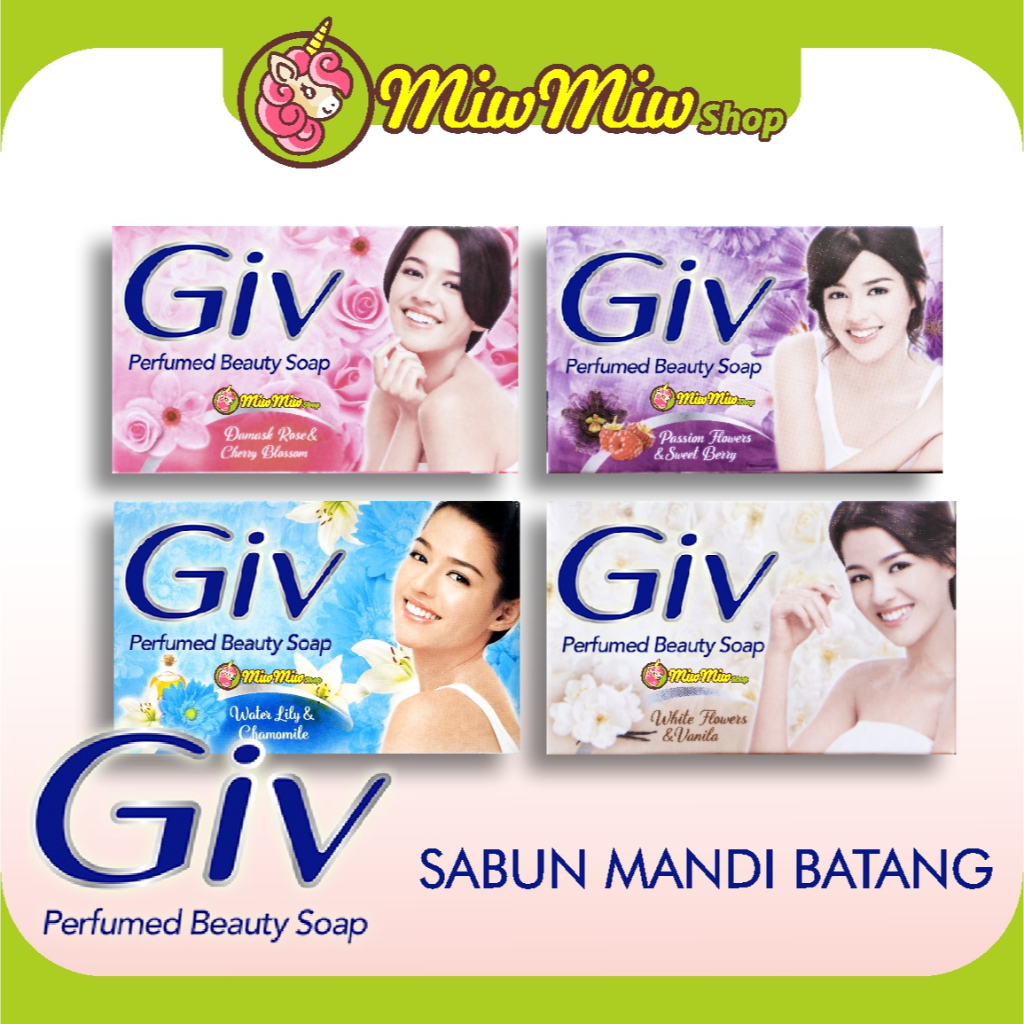 Jual GIV Perfumed Beauty Bar Soap (Sabun Mandi Batang dengan Wangi Fine ...