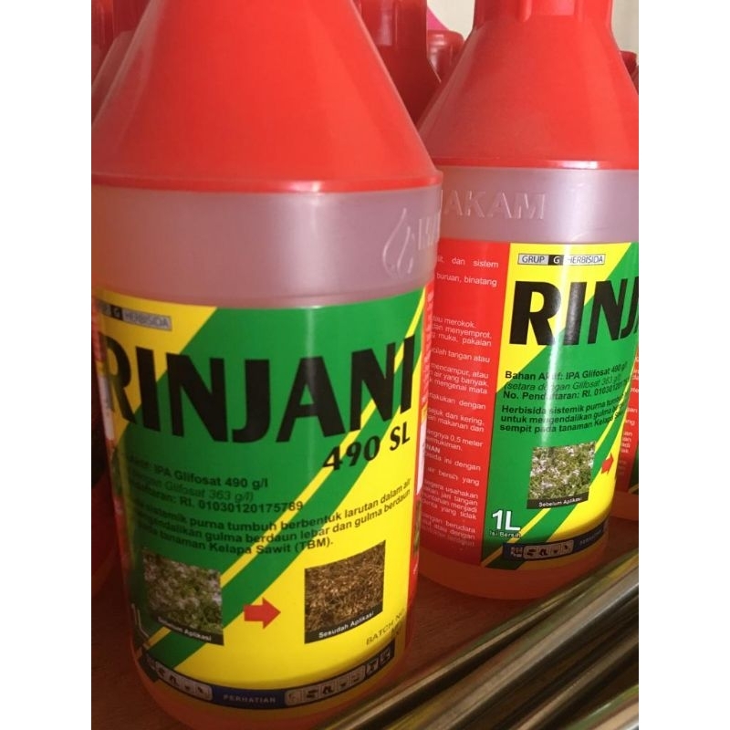 Jual Rinjani 490sl herbisida Obat rumput ampuh sampai ke akar ukuran ...