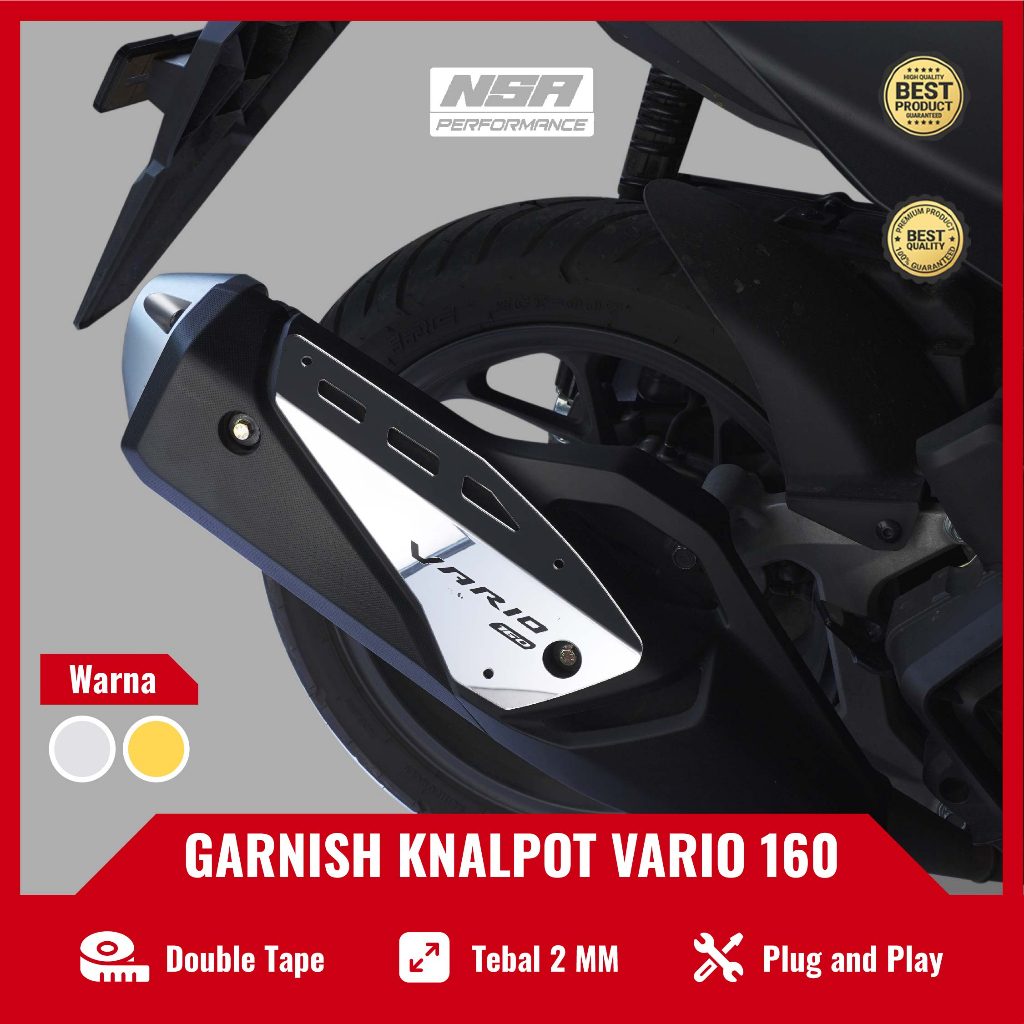 Jual NSA GARNISH KNALPOT VARIO 160 COVER GARNISH TUTUP KNALPOT VARIO 160 | Shopee Indonesia