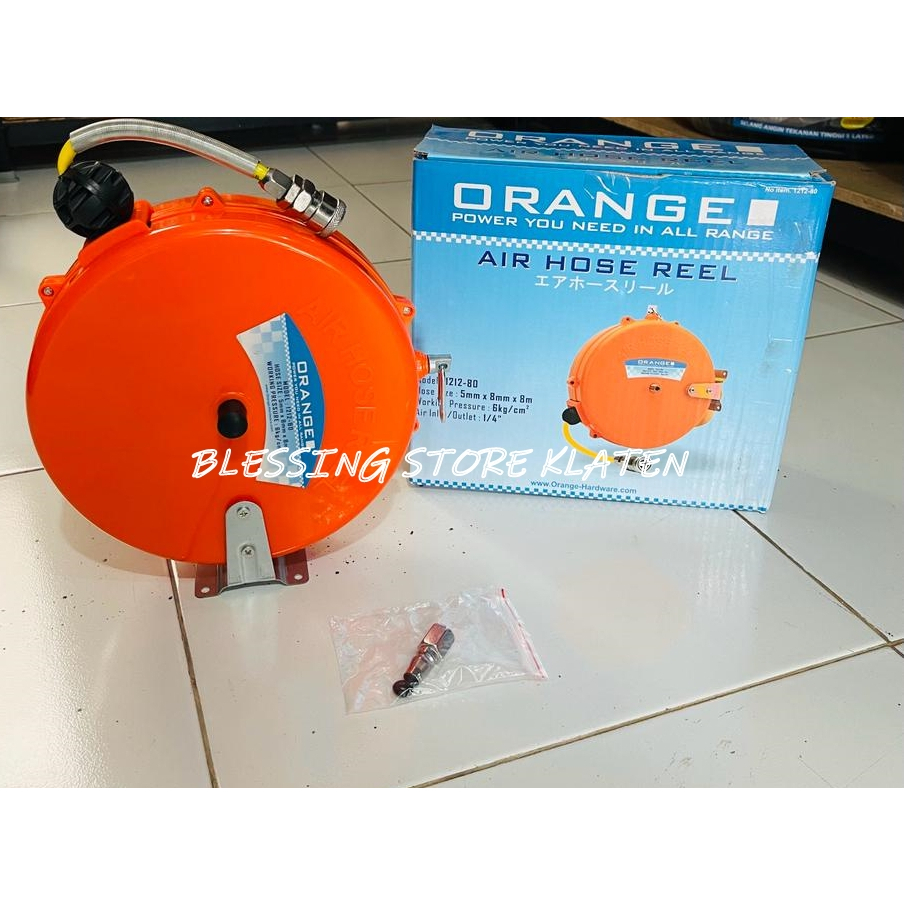 Jual AIR HOSE REEL / GULUNGAN SELANG ANGIN 8 METER / SELANG IMPACT ...