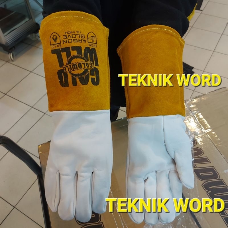 Jual SARUNG TANGAN LAS ARGON KULIT CALDWELL 14 INCH / WELDING GLOVE CALDWELL ARGON | Shopee ...