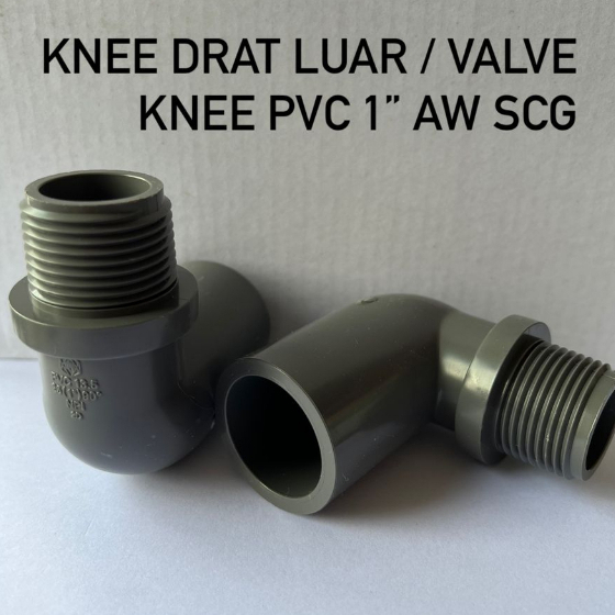 Jual Knee Drat Luar / Valve Knee PVC 1" AW SCG | Shopee Indonesia