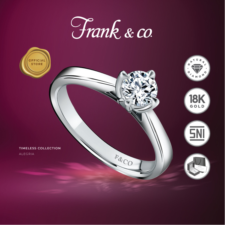 Jual Frank & co. Alegria Ladies Ring / Cincin | Shopee Indonesia