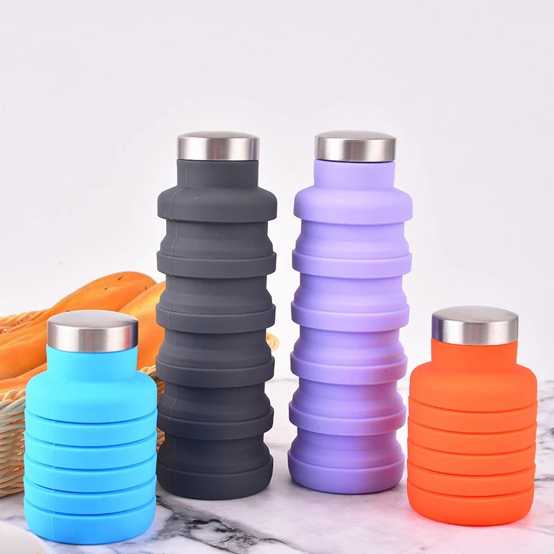 Jual (INSTANT) BOTOL MINUM TUMBLER 500ml SPIRAL BPA FREE SILICONE UNIK ...