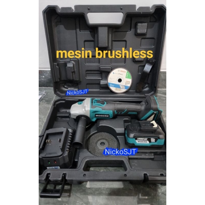 Jual Brushless mesin gerinda M23 cas Modern 20V cordless grinder grenda ...
