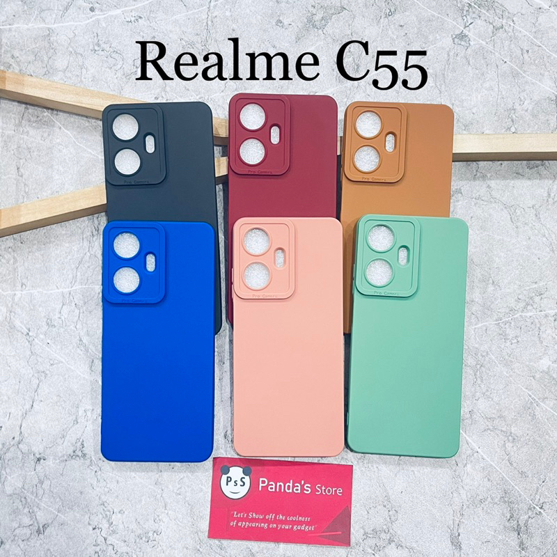 Jual Softcase Pro Camera Realme C55 Candy Case Full Color 3D Silikon ...