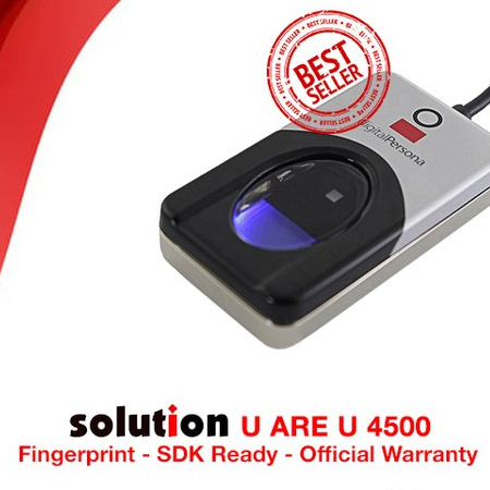 Jual Fingerprint BPJS - Solution U Are U 4500 / U4500 SDK Non Software ...