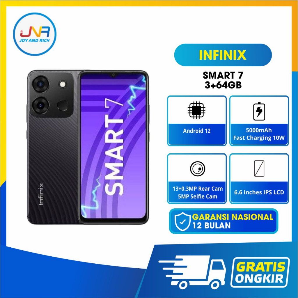 Jual Infinix Smart 7 3+3/64GB Garansi Resmi 1 Tahun | Shopee Indonesia