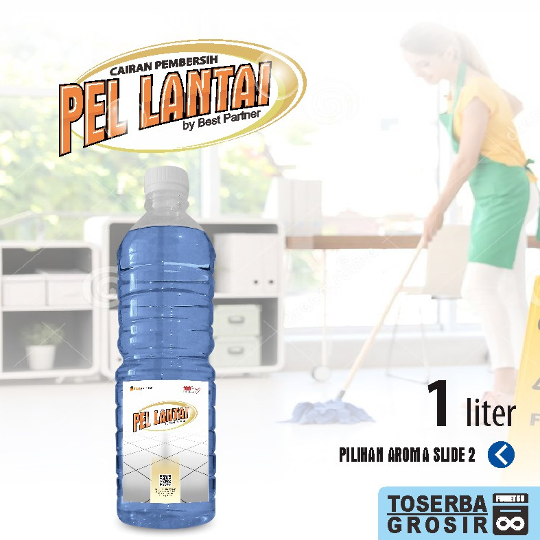 Jual Pembersih Lantai Super Pel Segar 1 Liter Botol / Cairan Pembersih ...