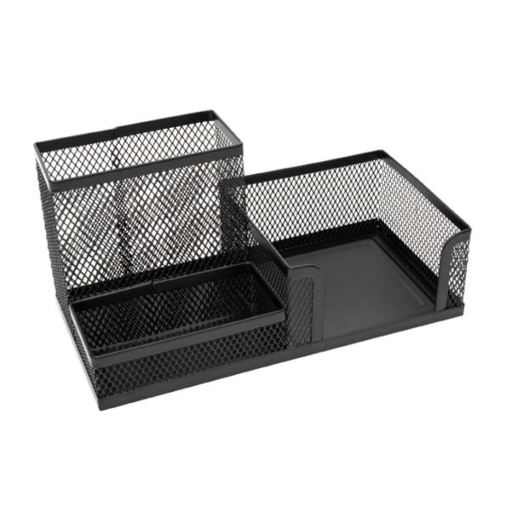 Jual desk set pen holder meja tempat ballpoint jaring h 9058 micro ds ...