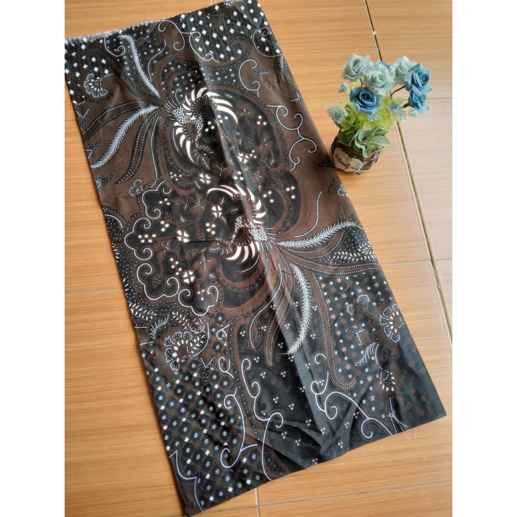Jual Kain Batik Printing Halus Motif lemah teles Kain Bahan Baju Seragam Bridesmaid Batik ...