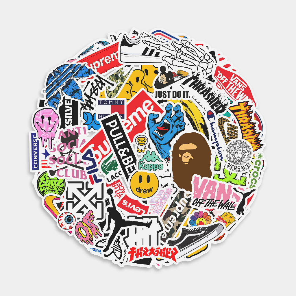Jual Stiker Pack Hypebeast Aesthetic Vinyl Waterproof untuk Laptop ...