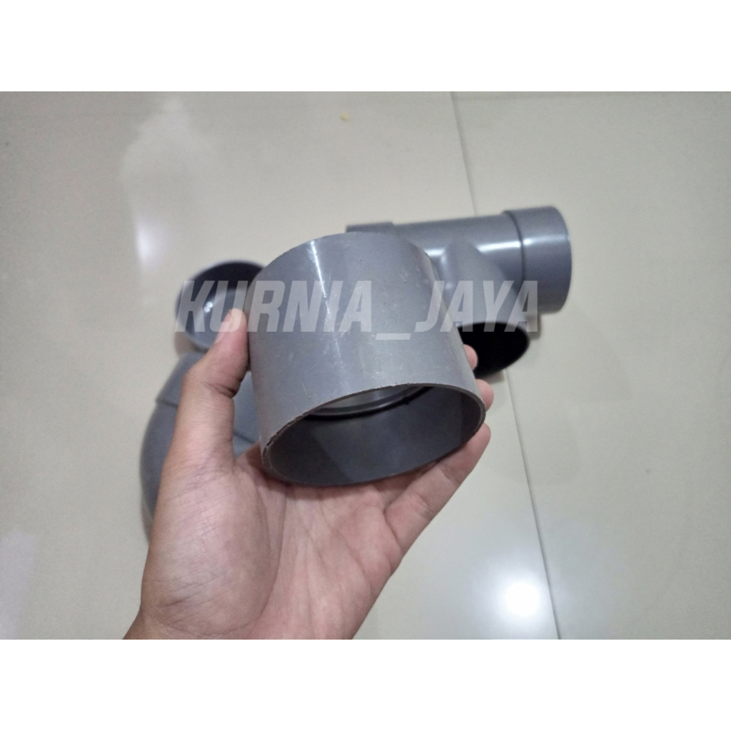 Jual SAMBUNGAN PIPA PVC UKURAN 3 INCH ( TEE, KNEE, SOCKET dan DOP ) | Shopee Indonesia