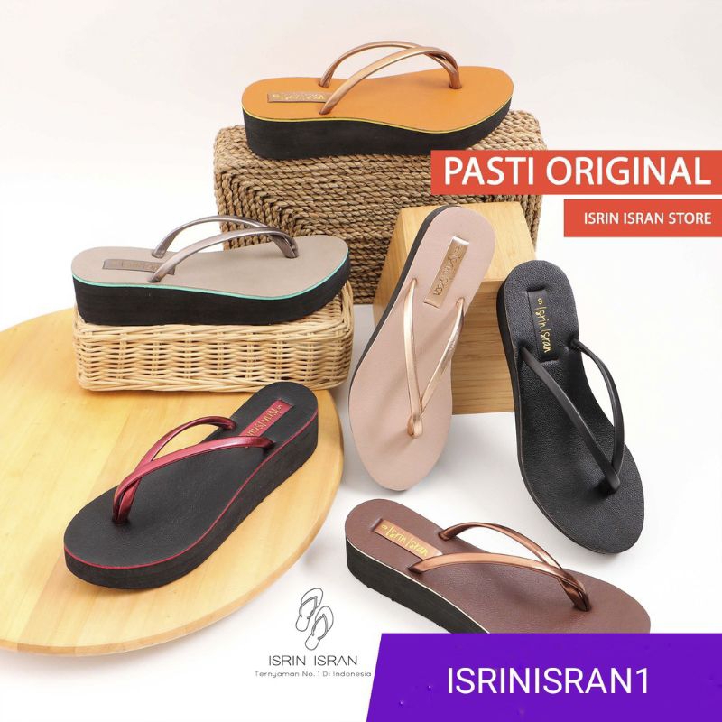 Jual SANDAL WANITA GEISHA BY ISRIN ISRAN 100℅ ORIGINAL | Shopee Indonesia