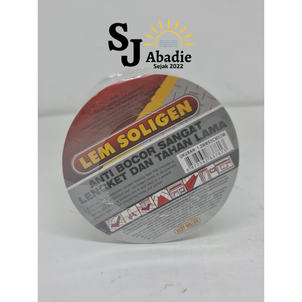 Jual (1 PC) SOLIGEN Lem Tambal Talang Serbaguna Tandon Atap 3 Meter ...