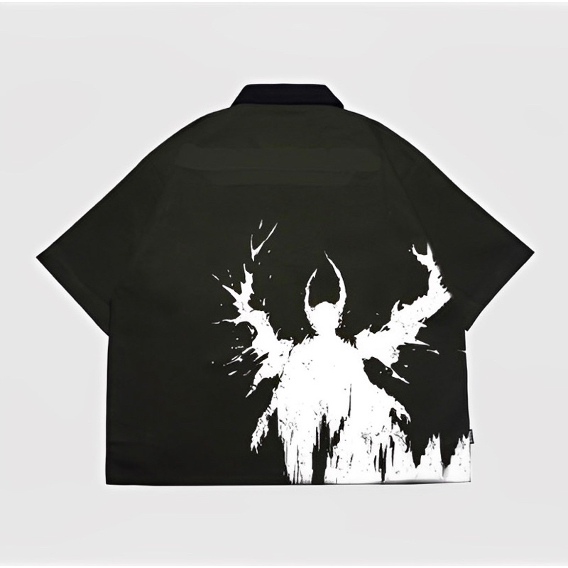 Jual WorkShirt / kemeja Zipper - HS Devil aesthetic Vol 1 Art 2 ...