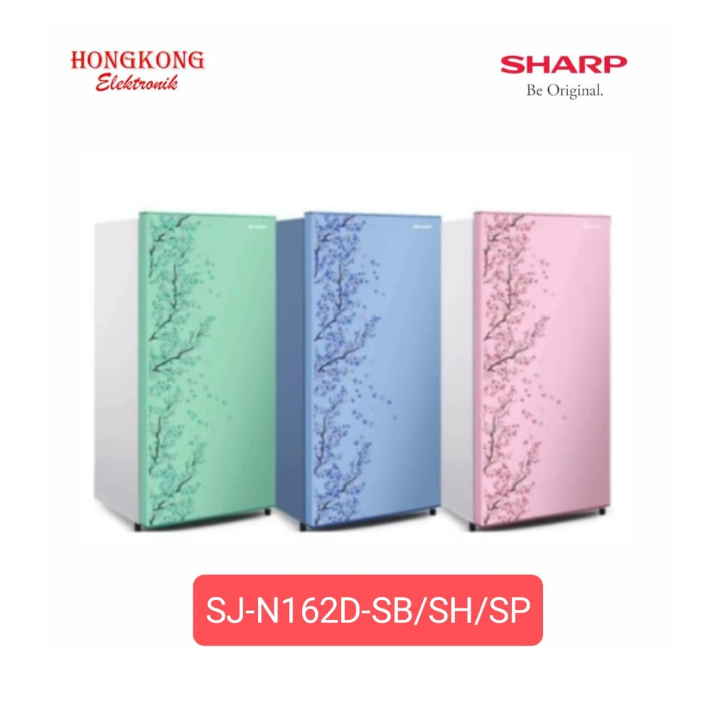 Jual Sharp Kulkas 1 Pintu 133 Liter SJ-N162D-SH/SB/SP | Shopee Indonesia