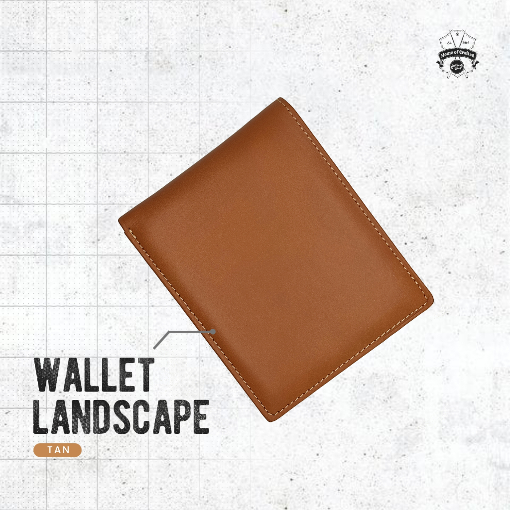 Jual Dompet Kulit Asli. Leather Wallet Landscape | Shopee Indonesia
