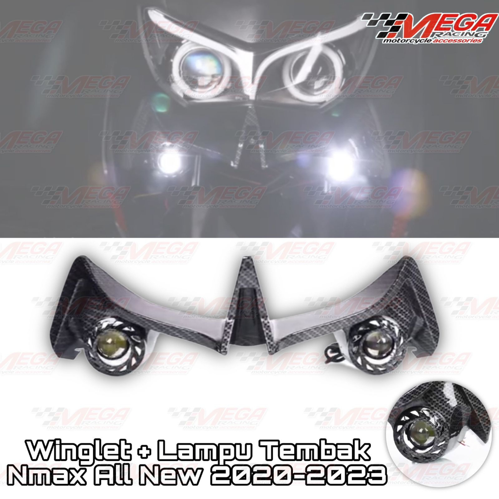 Jual Winglet Nmax All New 2020 2021 2022 2023 + Lampu Tembak Sorot ...