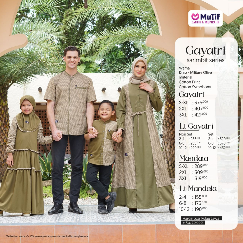 Jual SARIMBIT MUTIF GAYATRI SERIES DRAB - MILITARY OLIVE | Shopee Indonesia