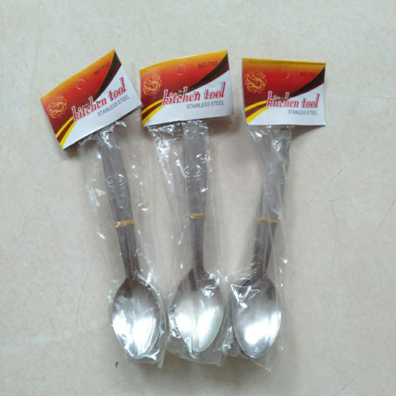 Jual (12 pcs) Sendok Kecil Pendek Stainless 702 | Shopee Indonesia