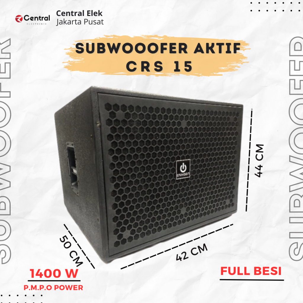 Jual Subwoofer Aktif 15 Inch Crimson CRS 15 SUB 1.0 Professional ...