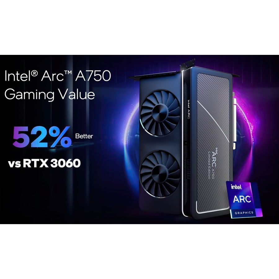Jual VGA CARD Intel Arc A750 Limited Edition 8GB GDDR6 | Shopee Indonesia