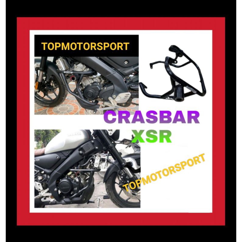 Jual CRASHBAR PROTECTOR TUBULAR PELINDUNG BODY XSR 155 FULL BESI TEBAL ...