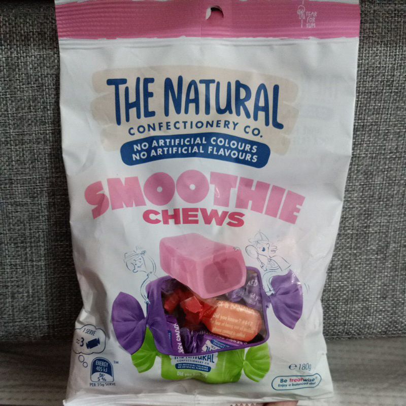 Jual The Natural Confectionery Co Smoothie Chew 180gr Permen Australia ...