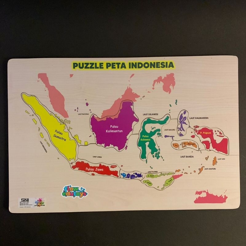 Jual Mainan Edukasi Puzzle Peta Indonesia | Shopee Indonesia