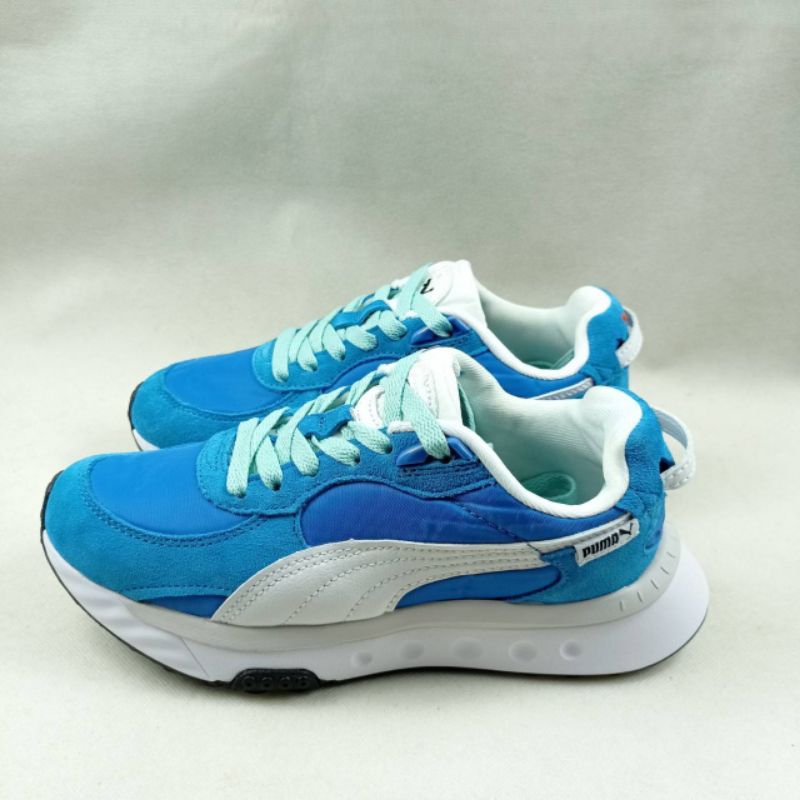 Jual SEPATU SNEAKERS PUMA WILD RIDER FUTURE BLUE | Shopee Indonesia