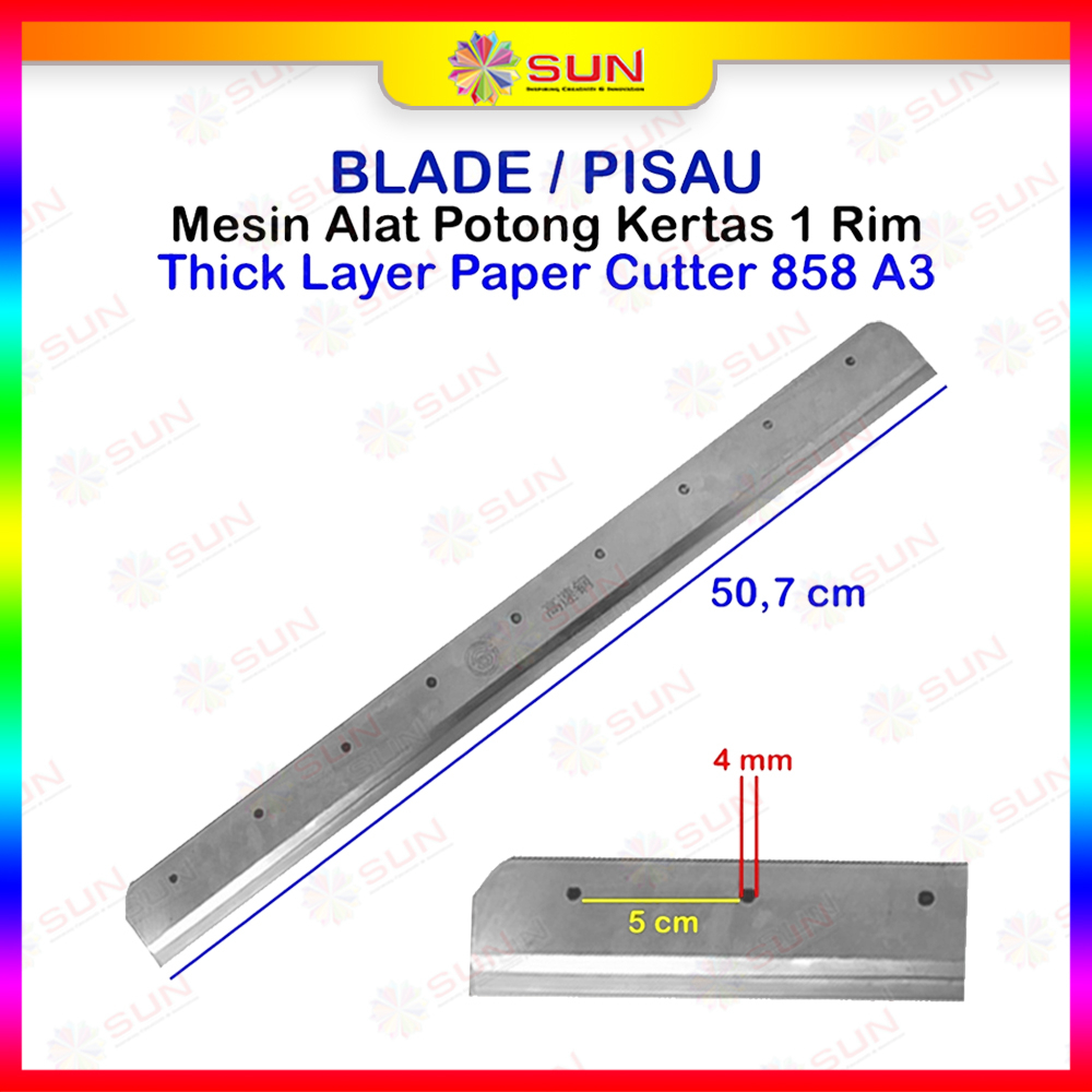 Jual Spare Part Mesin Potong Kertas 1 rim 858 / 868 A3 dan A4 - Blade ...