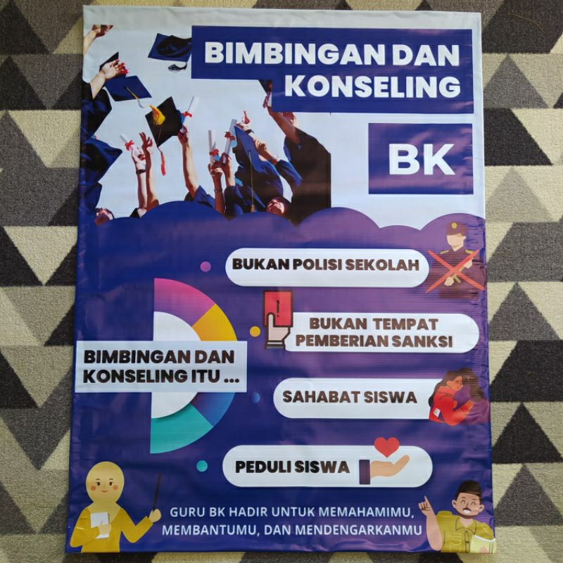 Jual media BK Poster Bimbingan dan Konseling. sekolah SMP SMA SMK ...