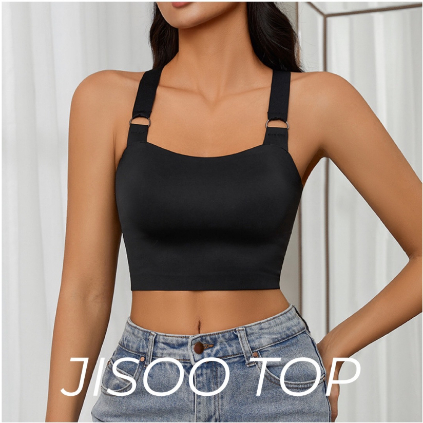 Jual Jisoo Seamless Bra no Cups Non Wired BH Tanpa Kawat Panties Big ...