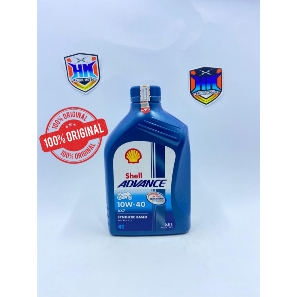 Jual Shell Advance AX7 ( O,8 Liter - 1 Liter ) | Shopee Indonesia