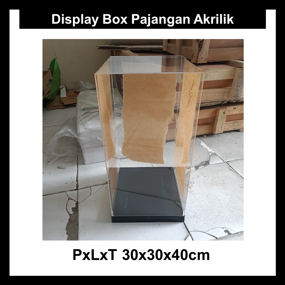 Jual Display Box Pajangan Akrilik PxLxT 30x30x40cm | Shopee Indonesia