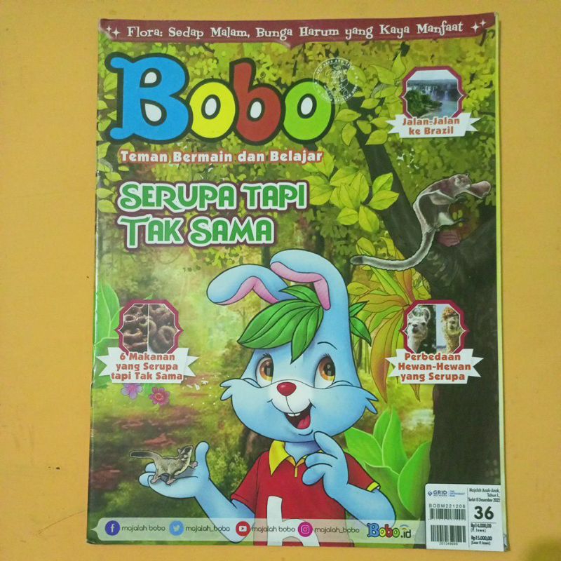 Jual Majalah Bobo Edisi 8 Desember 2022 | Shopee Indonesia