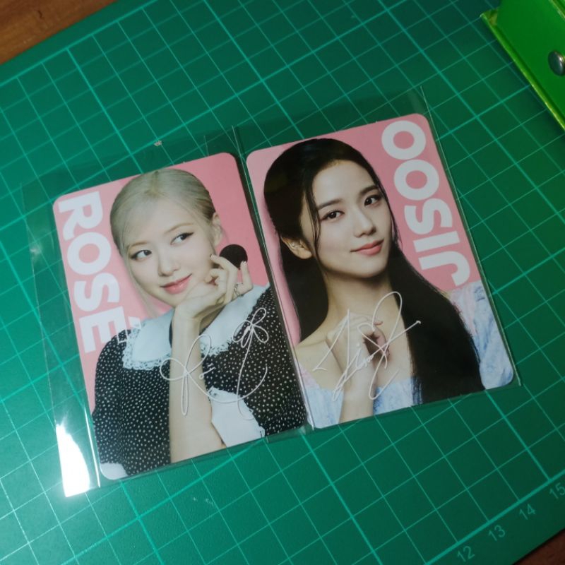 Jual Photocard Blackpink OREO Rose Jisoo official | Shopee Indonesia