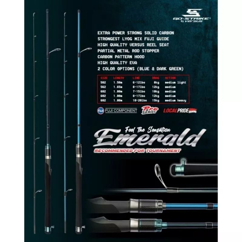 Jual JORAN GO-STRIKE EMERALD 602 15LBS | Shopee Indonesia