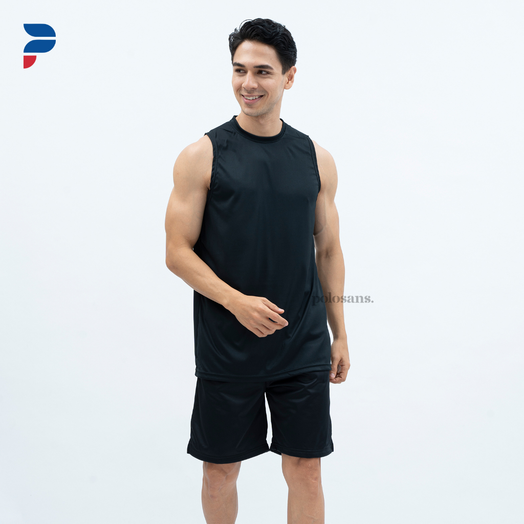 Jual Jersey basket hyget polos hitam / daleman polos / singlet polos ...