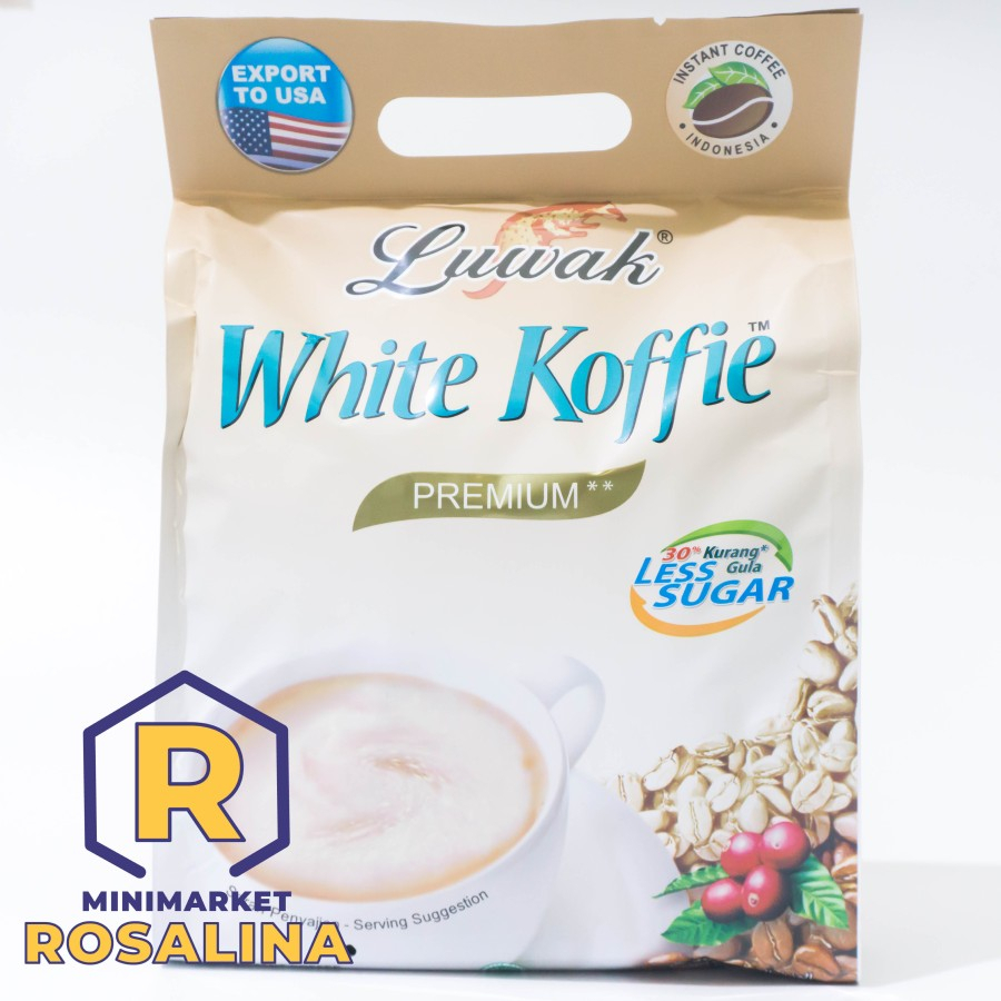 Jual Kopi Luwak White Koffie Less Sugar ( 20 sachet ) | Shopee Indonesia