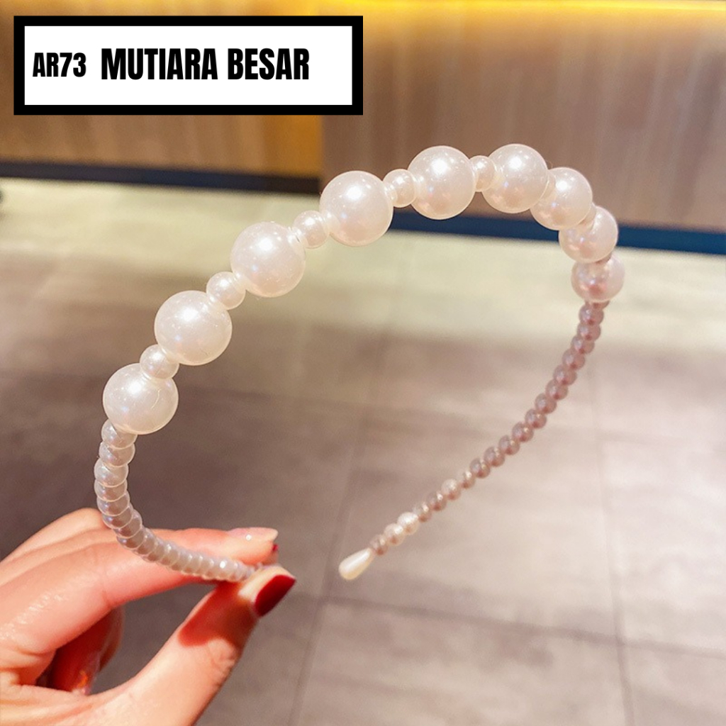 Jual Bando Korea Aksesoris Rambut Wanita Bando Mutiara MCO AR73 ...