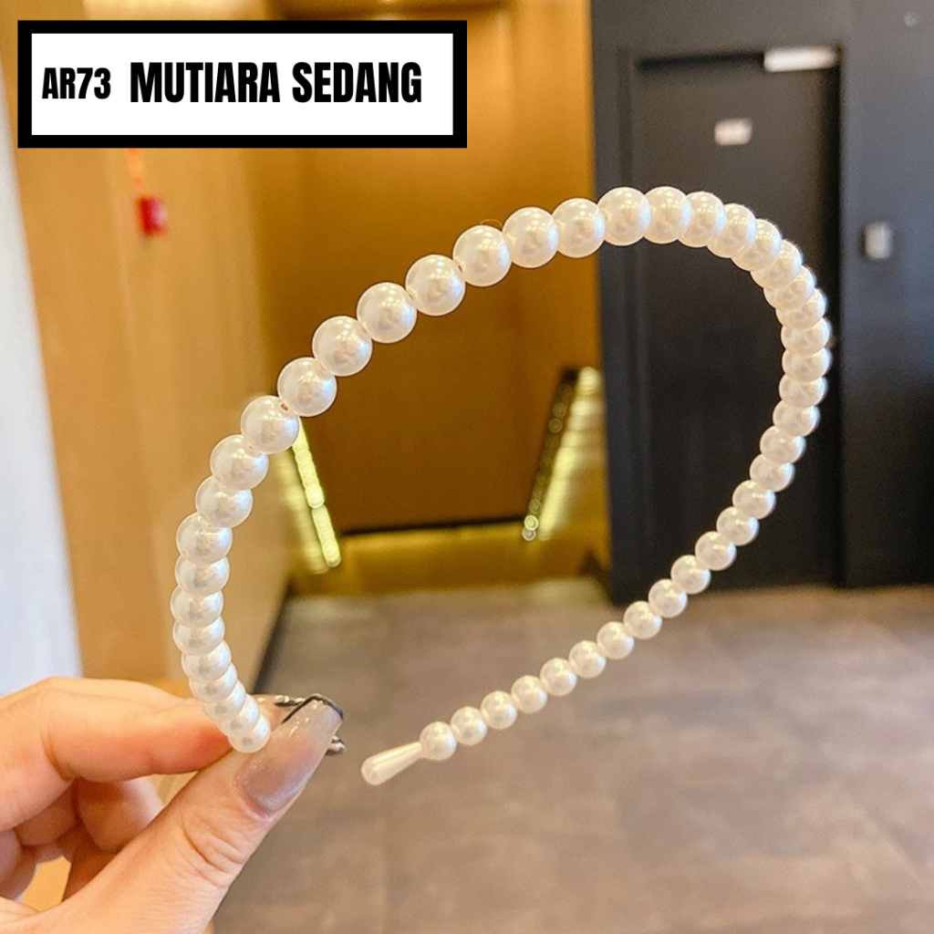 Jual Bando Korea Aksesoris Rambut Wanita Bando Mutiara MCO AR73 ...