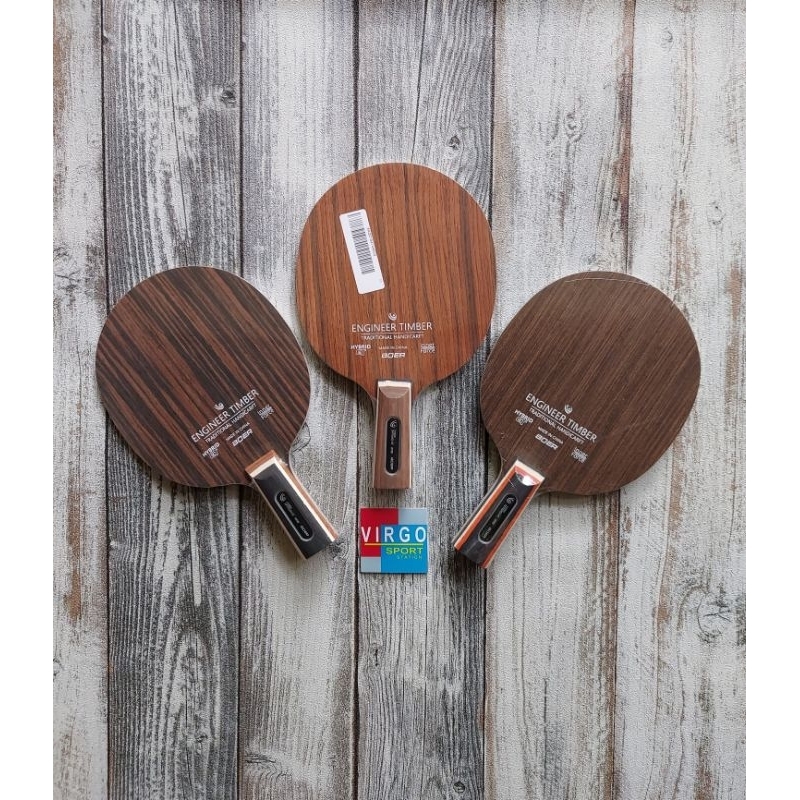 Jual Boer Engineer Timber Carbon CS penhold kayu blade bet pingpong 100 ...