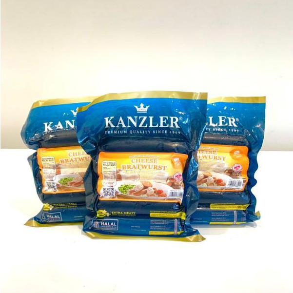 Jual Kanzler Sosis Cheese Bratwurst - 360gr | Shopee Indonesia