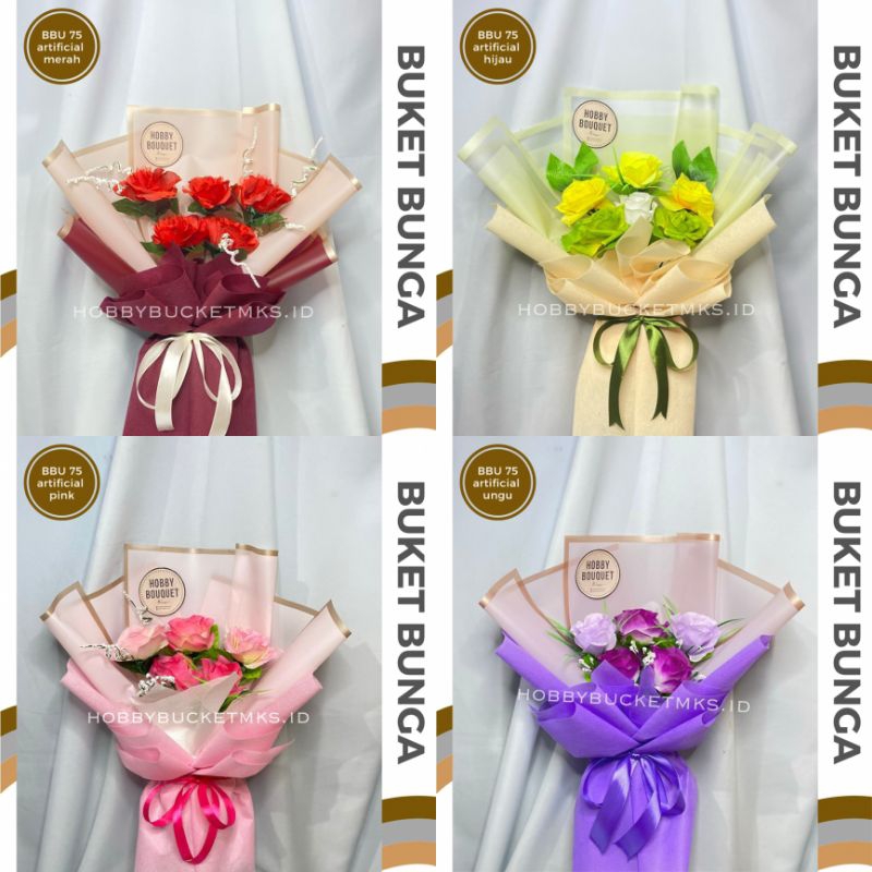 Jual BUKET BUNGA ARTIFICIAL MAKASSAR (hadiah wisuda/birthday/sempro ...