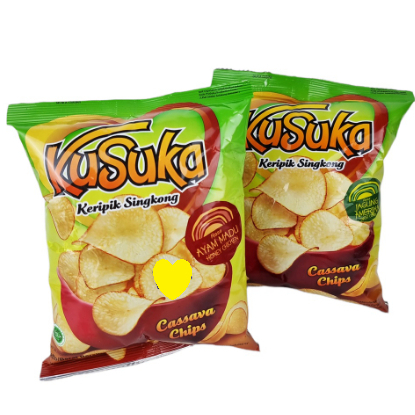 Jual KUSUKA KERIPIK SINGKONG 20gr CASSAVA CHIPS AYAM MADU JAGUNG ...