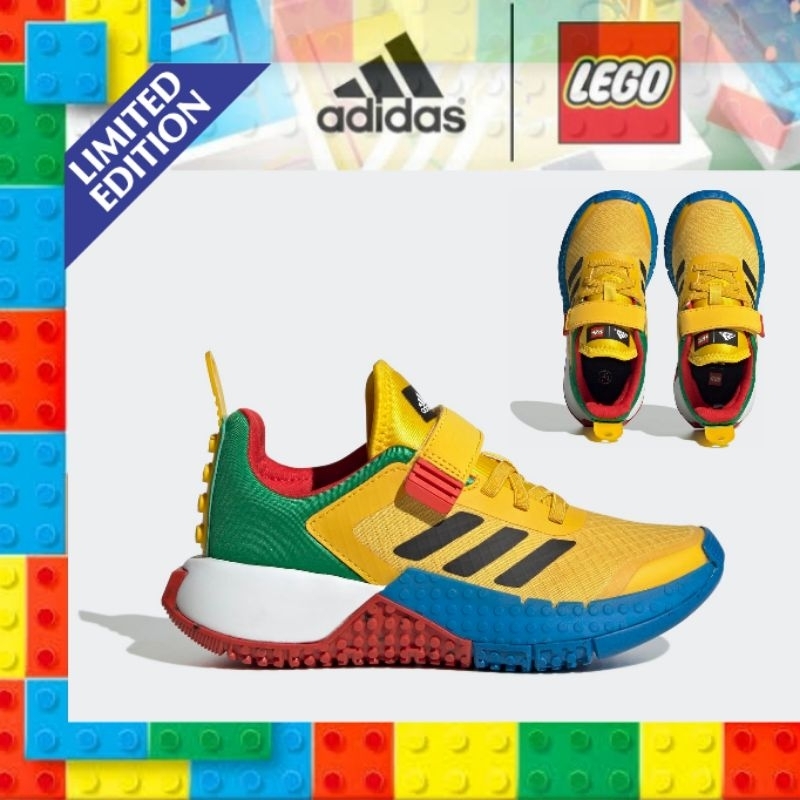 Jual ADIDAS X LEGO Sport DNA Yellow Blue Green Original Size 35,5 DR03 ...