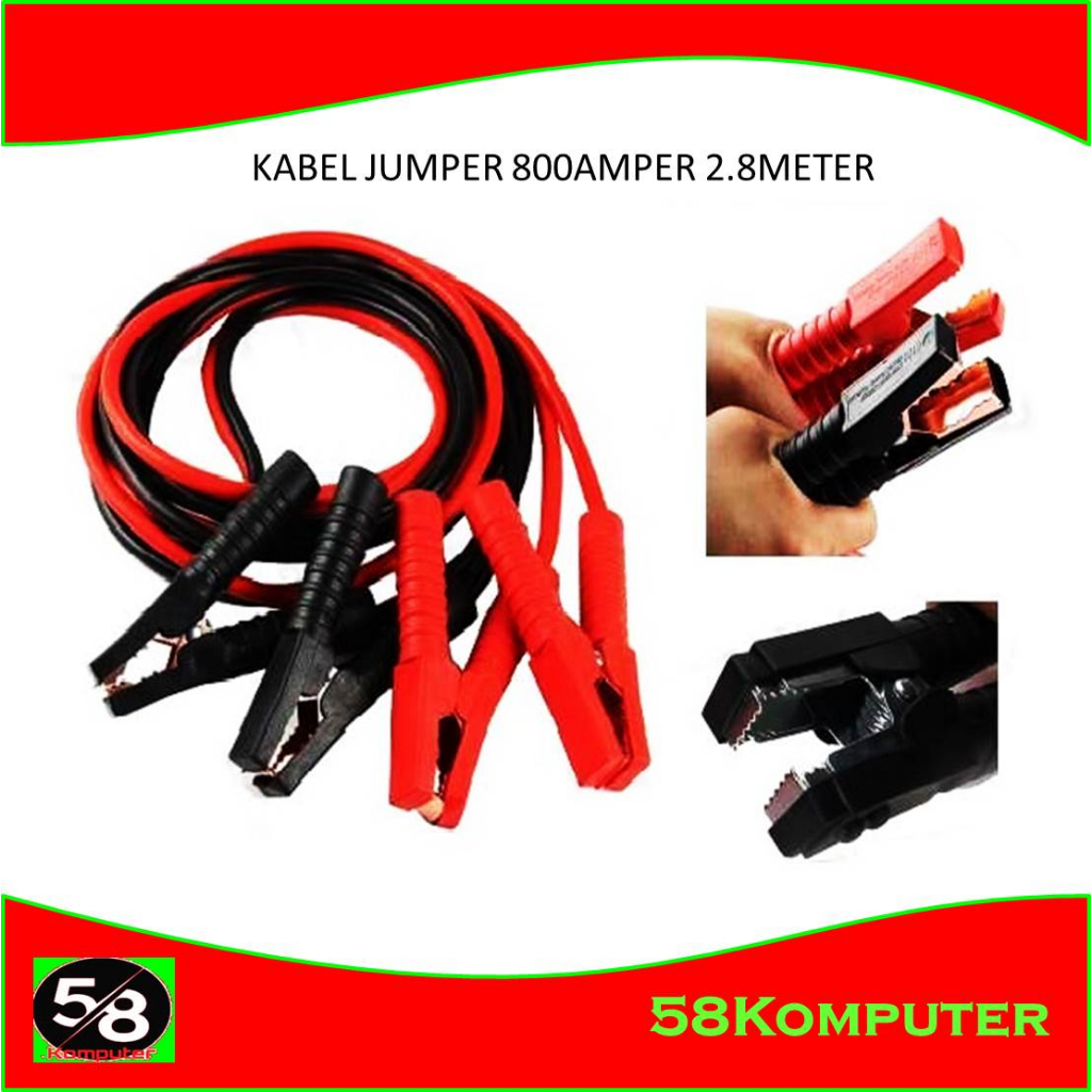 Jual Kabel Jumper Aki Mobil 3 Meter 800 Amper Capitan Tembaga Cabel Booster Accu Mobil 800 Amp 3 ...