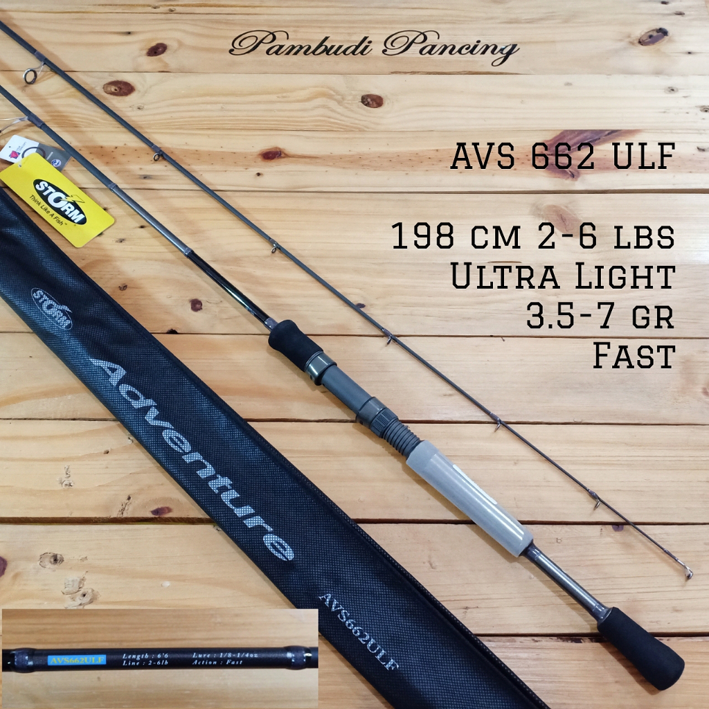 Jual STORM | Joran STORM AVS NEW ADVENTURE Gen 1 Reborn Spinning Rod ...
